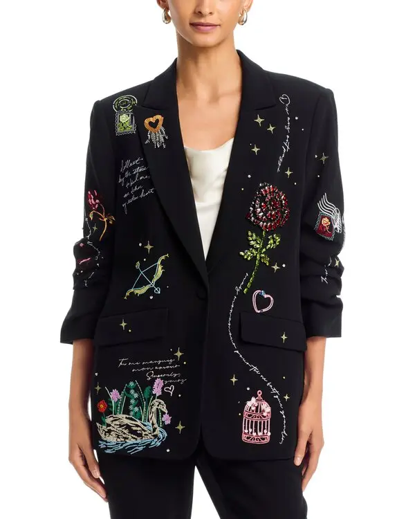Cinq À Sept Starry Scribbles Kelsa Blazer