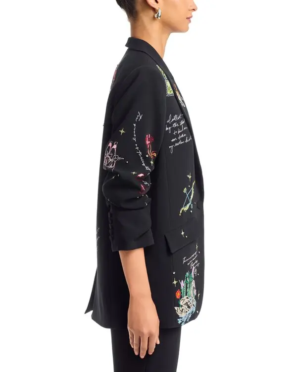 Cinq À Sept Starry Scribbles Kelsa Blazer