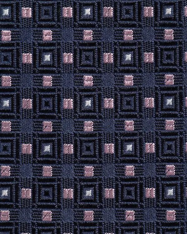 BOSS Classic Geometric Grid Tie