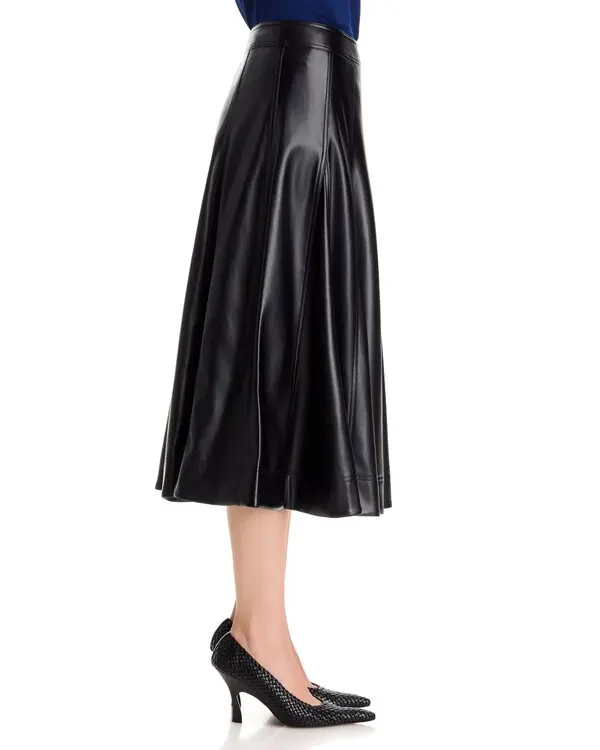 Elie Tahari Mireille Faux Leather Skirt