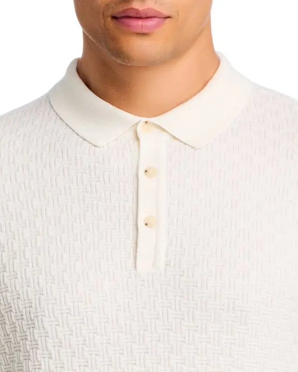 BOSS Luigi Knitwear Cotton Sweater - Open White