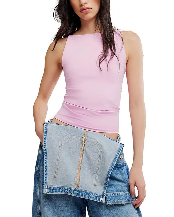 Free People Round Two Cami Top - Hummingbird