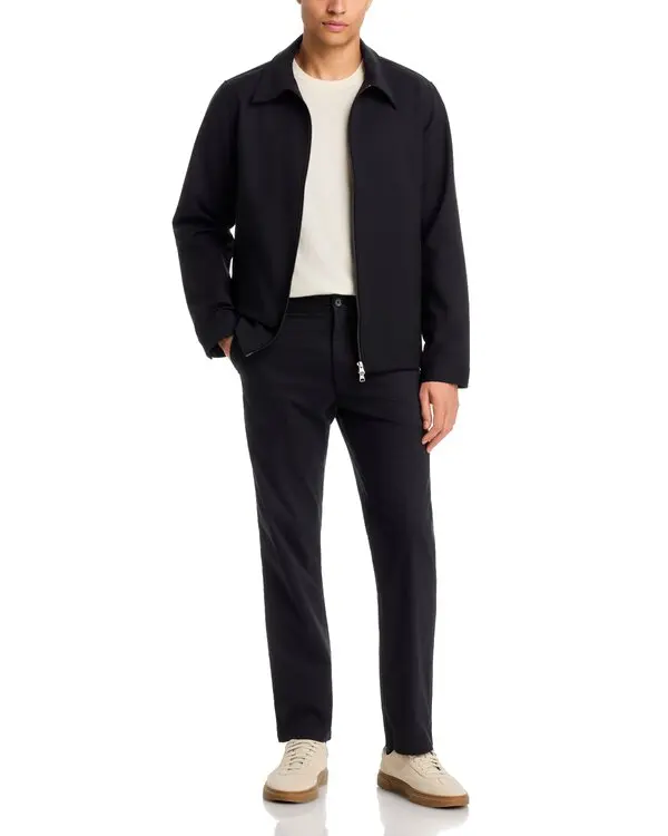 BOSS Kent Straight Fit Cotton Blend Pants - Black