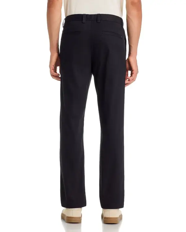 BOSS Kent Straight Fit Cotton Blend Pants - Black
