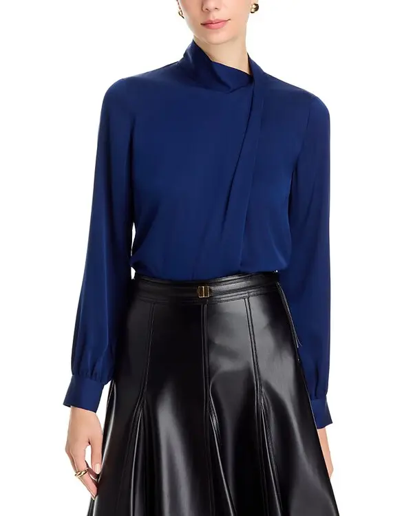 Elie Tahari The Jaden Silk Stretch Top