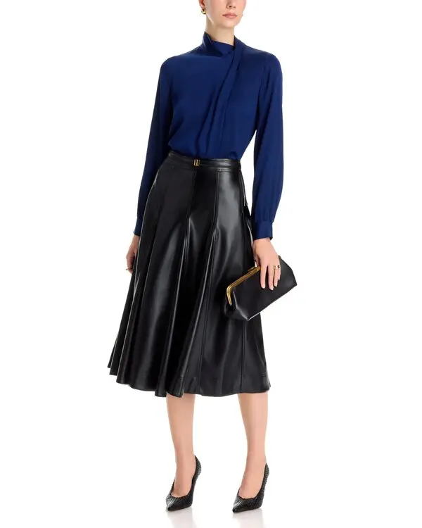 Elie Tahari The Jaden Silk Stretch Top