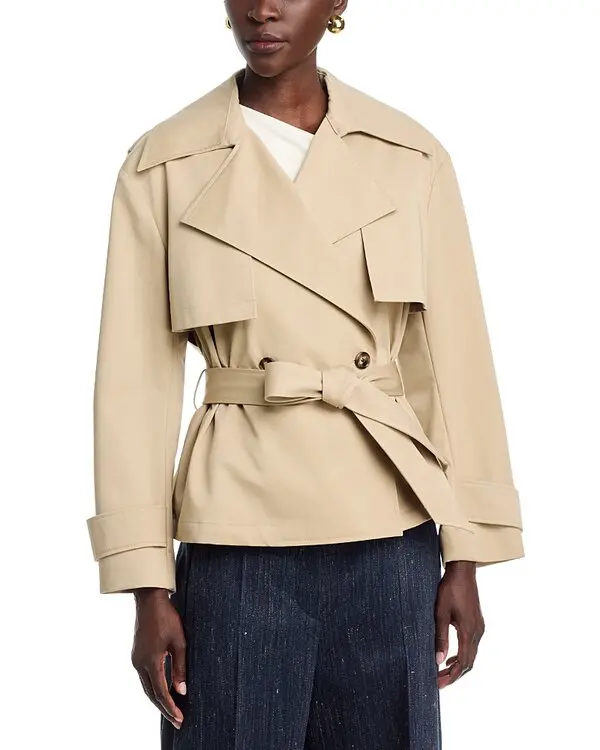 Hugo Boss Cinina Belted Cotton Jacket
