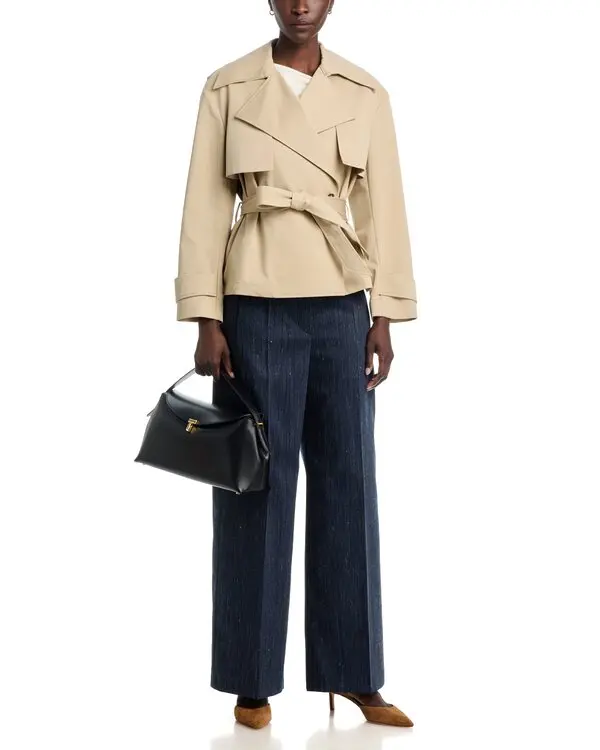 Hugo Boss Cinina Belted Cotton Jacket