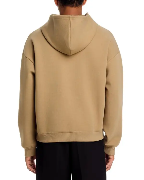 Hugo Dabinhood Cotton Blend Half Zip Hoodie