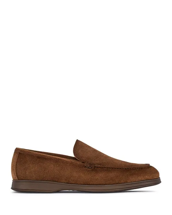 To Boot New York Kendall Leather Slip On Loafers - Chocolate