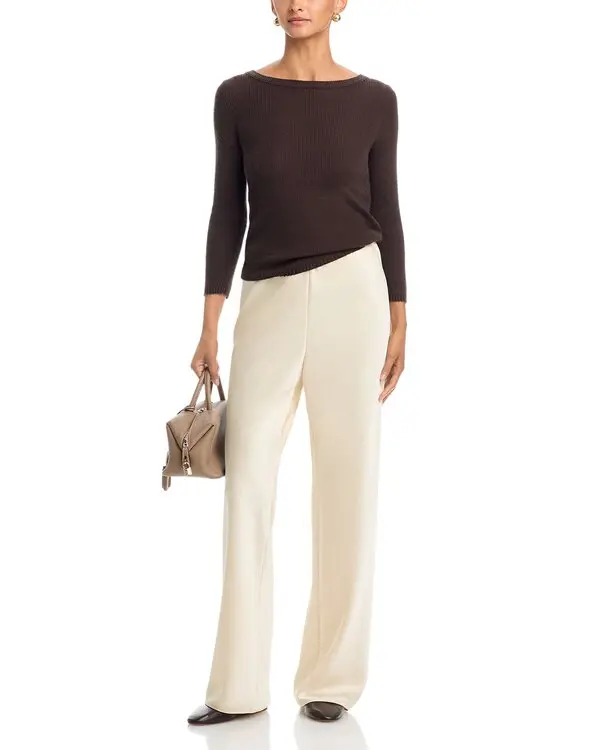 Vince Cashmere & Silk Ribbed Top