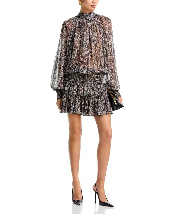 Ronny Kobo Tonchi Blouson Mini Dress