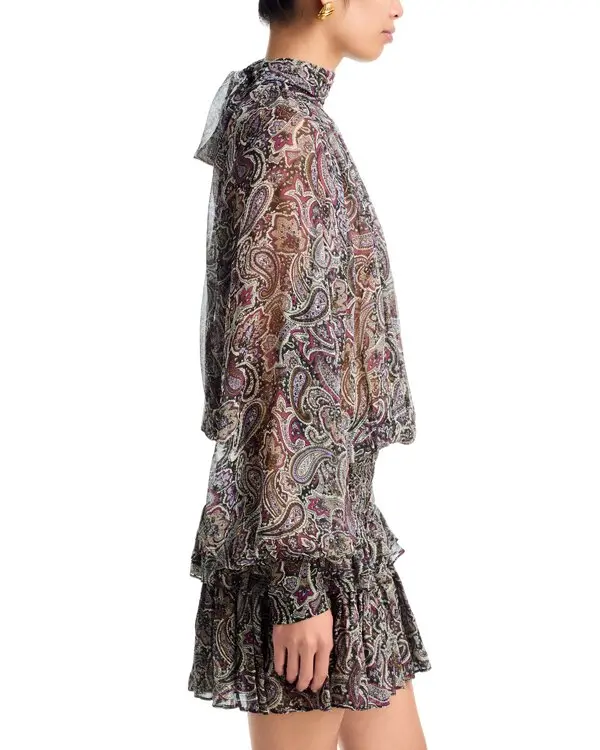 Ronny Kobo Tonchi Blouson Mini Dress