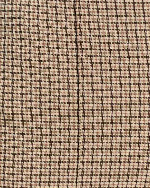 Vince Niki Mid Rise Plaid Pants