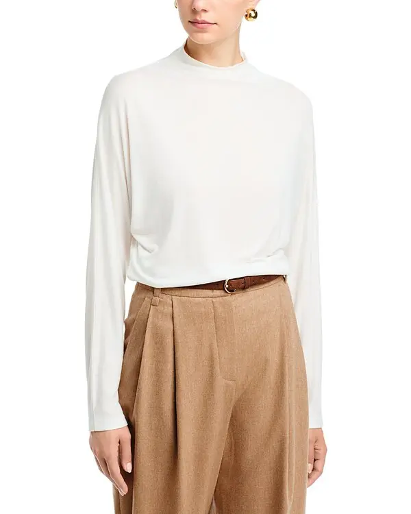 Vince Modal & Silk Dolman Sleeve Top - Ivory
