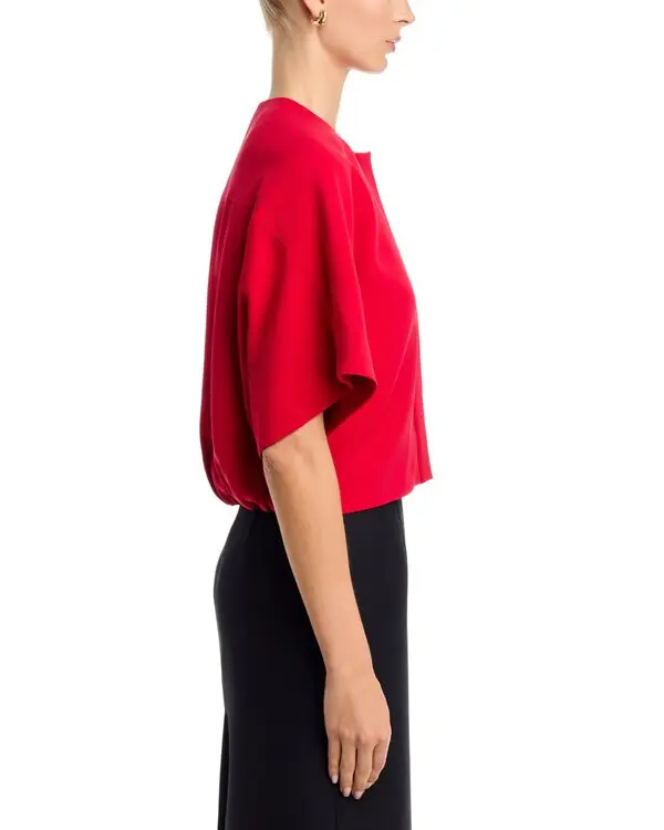 Lafayette 148 New York Zippered Cropped Jacket