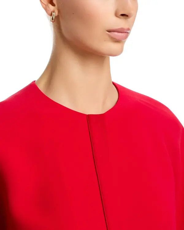 Lafayette 148 New York Zippered Cropped Jacket