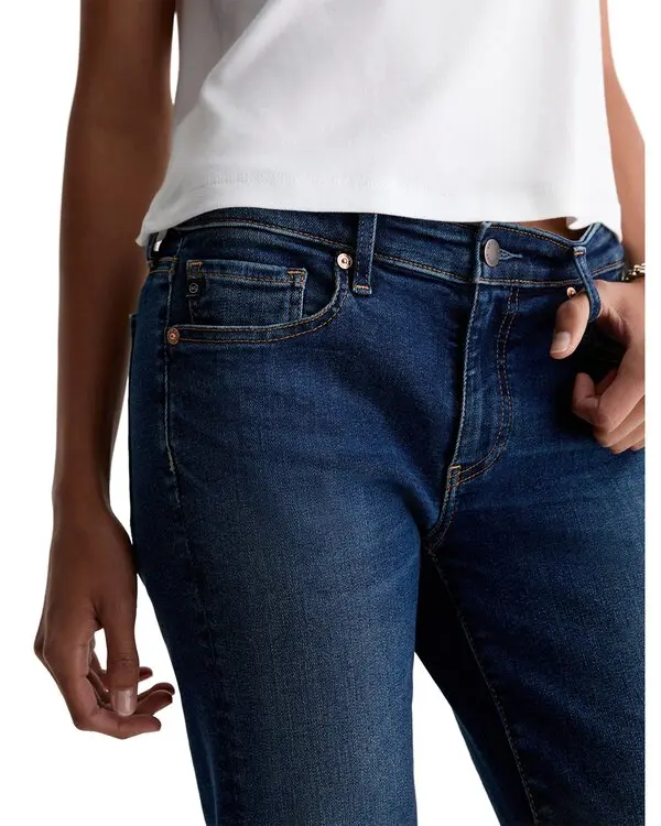 Ag Sandra Low Rise Straight Jeans