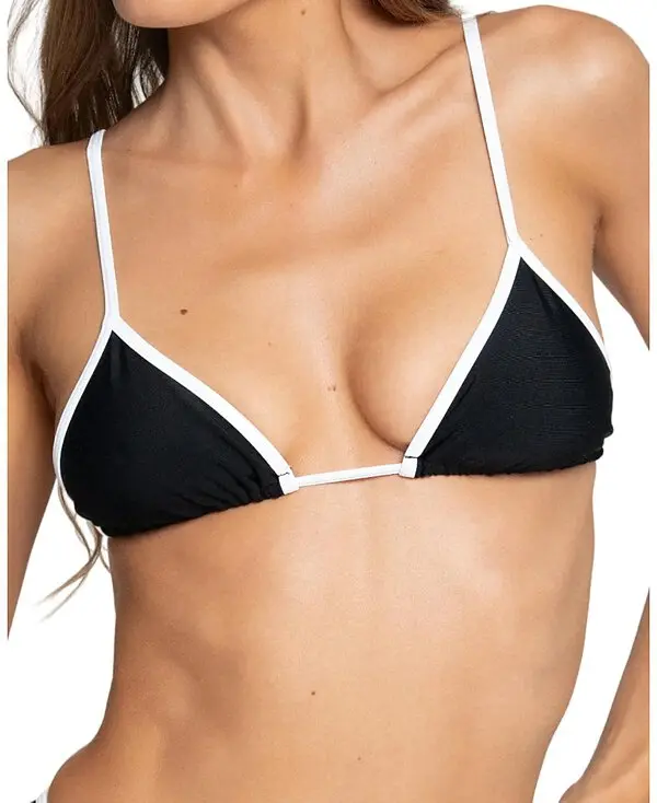 BRIGHT SWIMWEAR Zara Bikini Top - Black