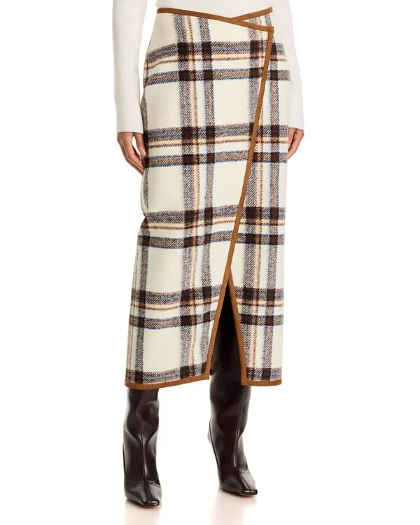 TOCCIN Leia Printed Wrap Skirt