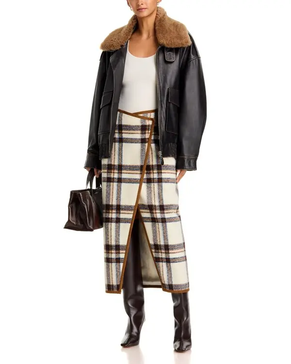 TOCCIN Leia Printed Wrap Skirt