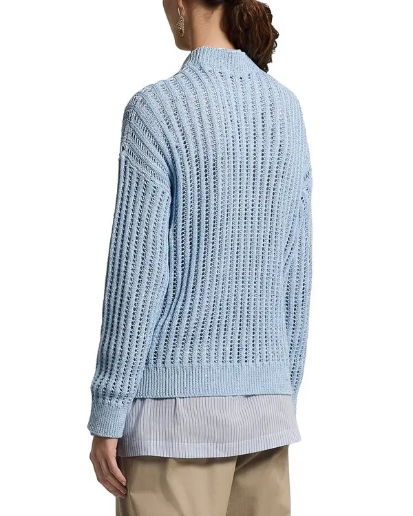 Peserico Cotton Ribbon And Sequins Sweater