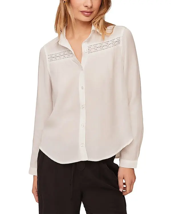 Bella Dahl Lace Trim Shirt