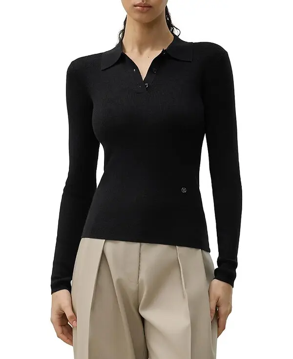 Lilysilk Silk-cashmere Polo - Black