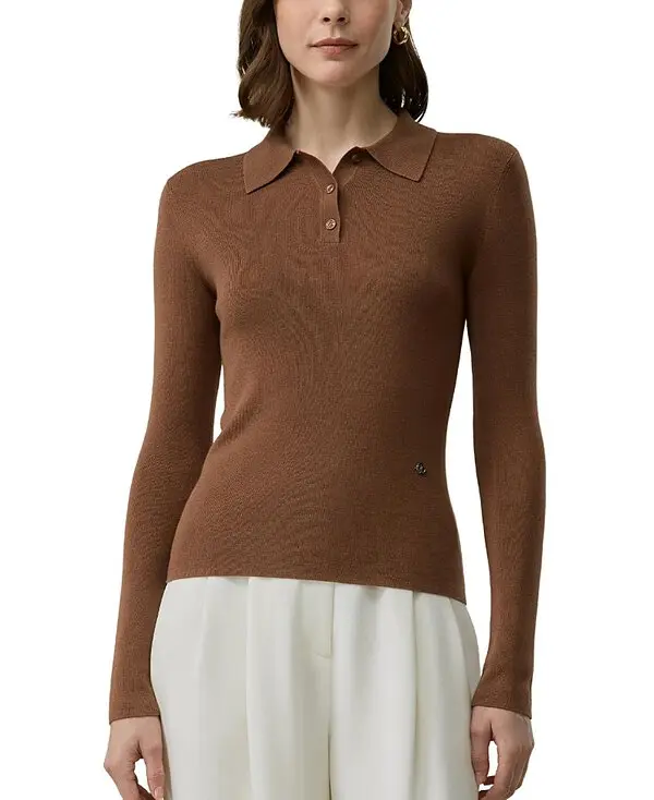 Lilysilk Silk-cashmere Polo - Henna