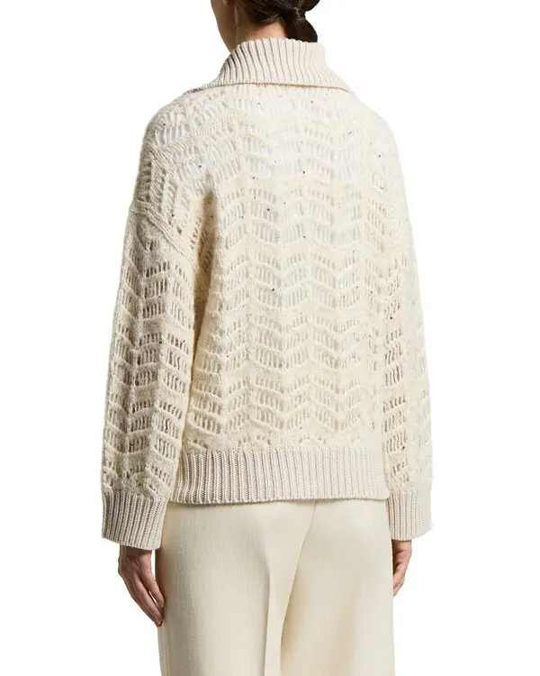 Peserico Wool, Silk & Cashmere Cardigan