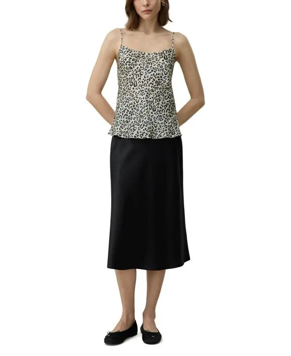 Lilysilk Leopard Print Silk Charmeuse Camisole