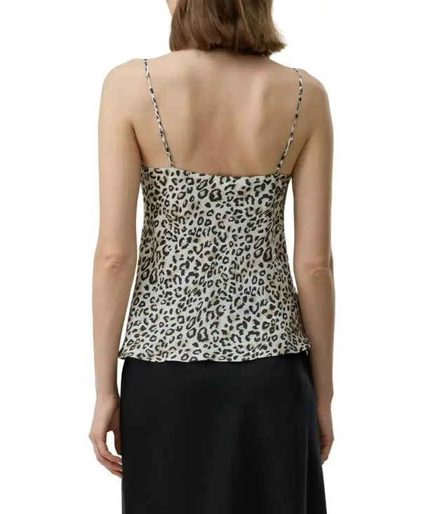 Lilysilk Leopard Print Silk Charmeuse Camisole