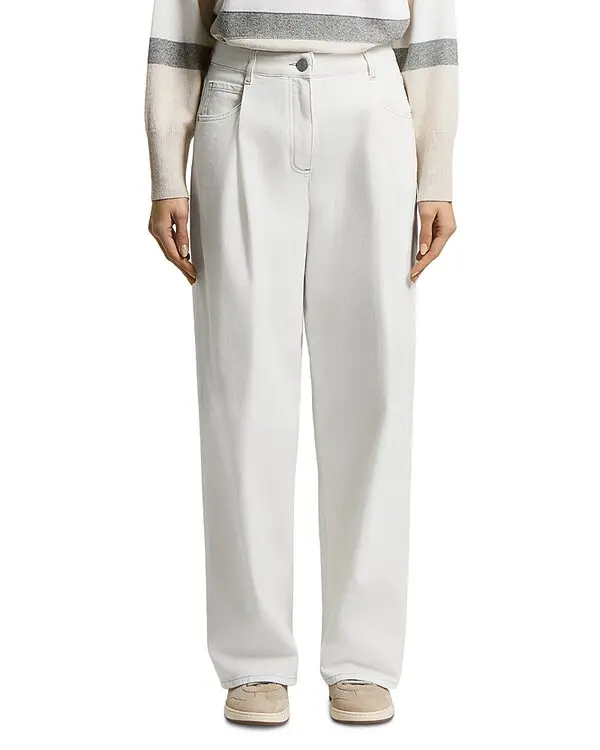 Peserico Stretch Cotton Twill Denim Pants