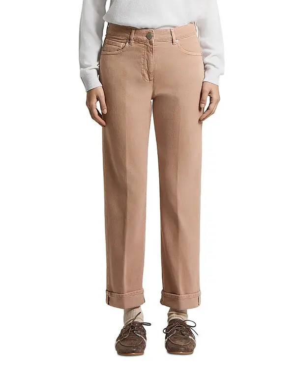 Peserico Stretch Cotton Twill Denim Pants