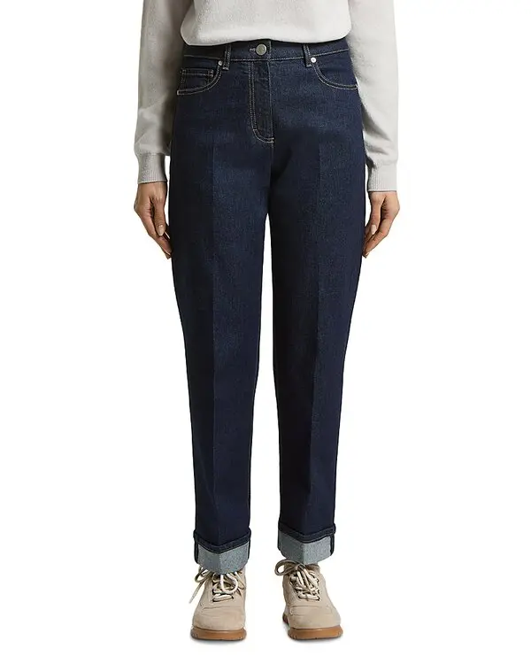 Peserico Stretch Cotton Denim Twill Pants