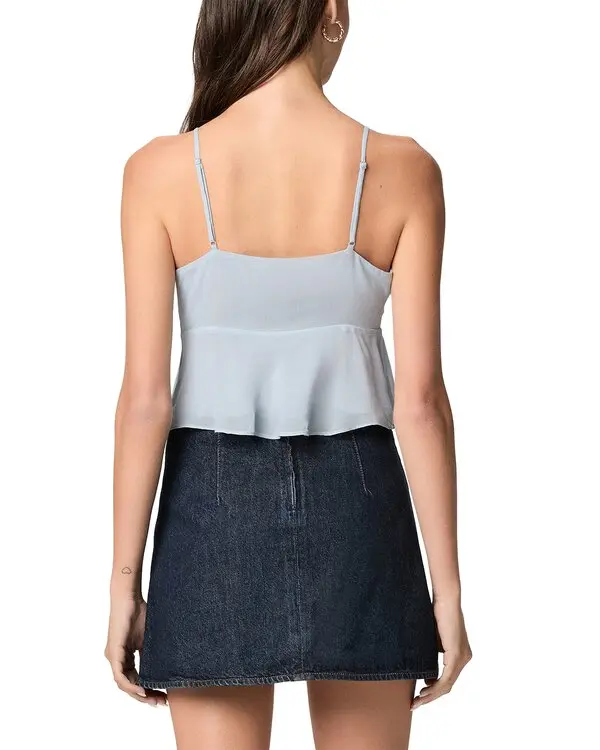 Paige Indiah Ruffled Cami - Stardust Blue