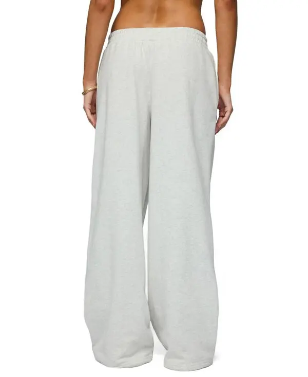 EDIKTED Jacie Wide Leg Sweatpants