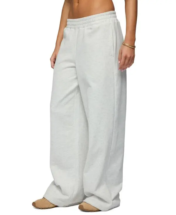 EDIKTED Jacie Wide Leg Sweatpants