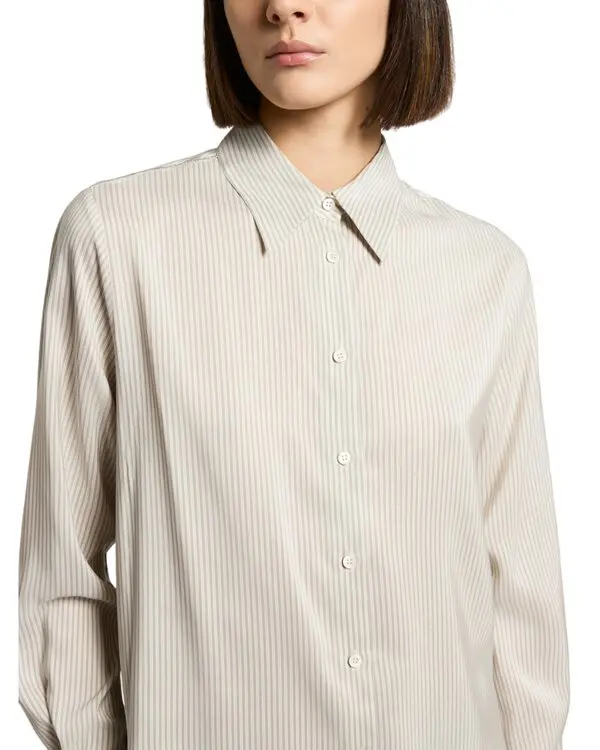 Peserico Striped Pure Silk Shirt