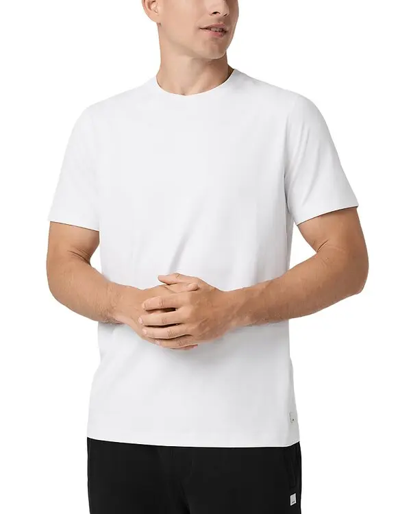 Vuori Ponto Performance Crewneck T-shirt - White