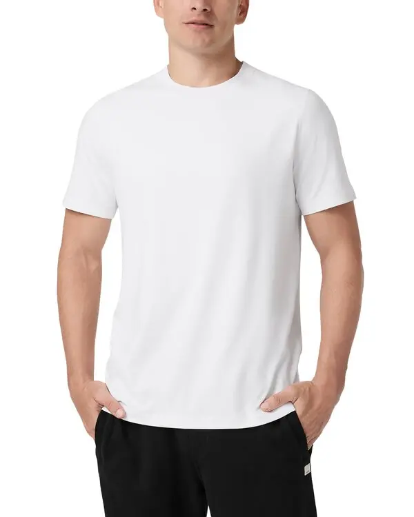 Vuori Ponto Performance Crewneck T-shirt - White