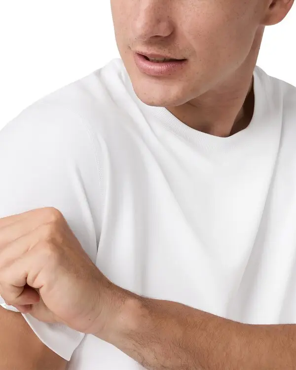 Vuori Ponto Performance Crewneck T-shirt - White