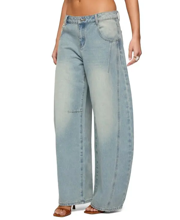EDIKTED Ilara Barrel Jeans