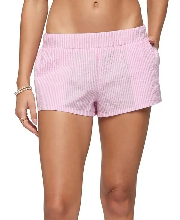 EDIKTED Amaliah Striped Shorts