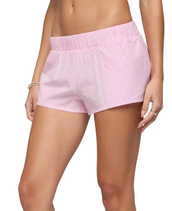 EDIKTED Amaliah Striped Shorts