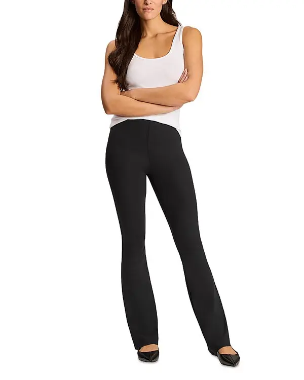 Commando Neoprene Flared Leggings - Black