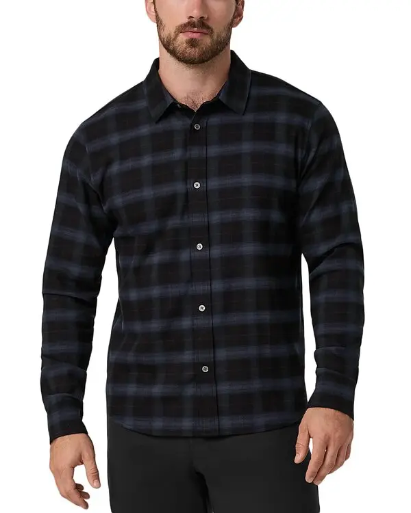 Vuori Flannel Cotton Blend Shirt - Black