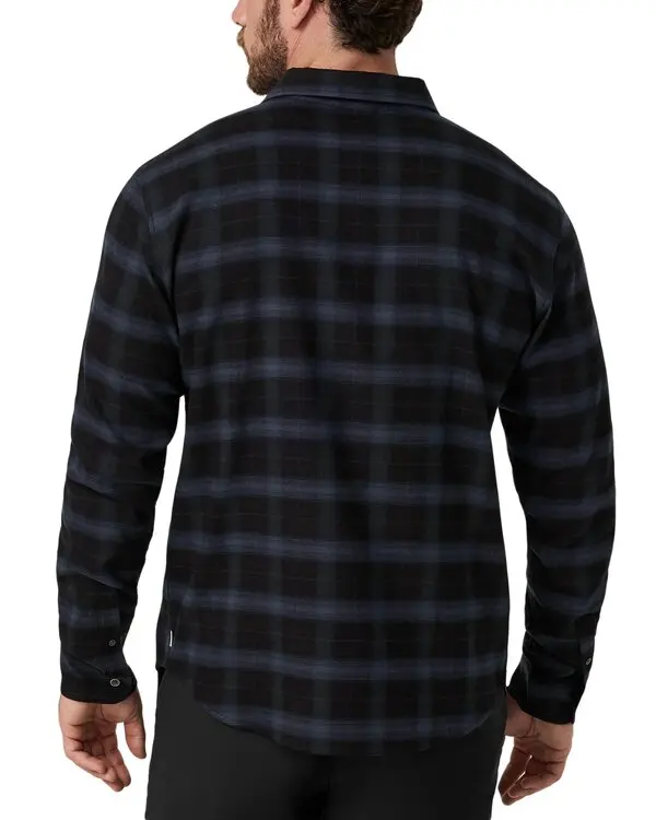 Vuori Flannel Cotton Blend Shirt - Black