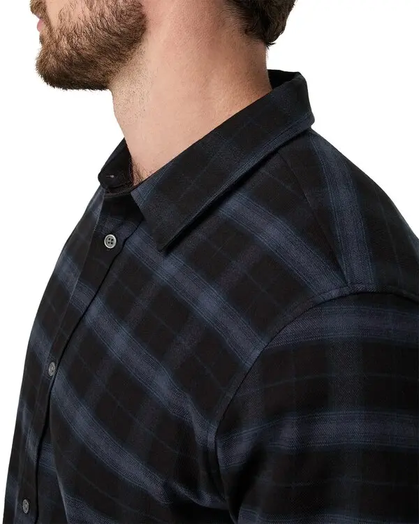 Vuori Flannel Cotton Blend Shirt - Black
