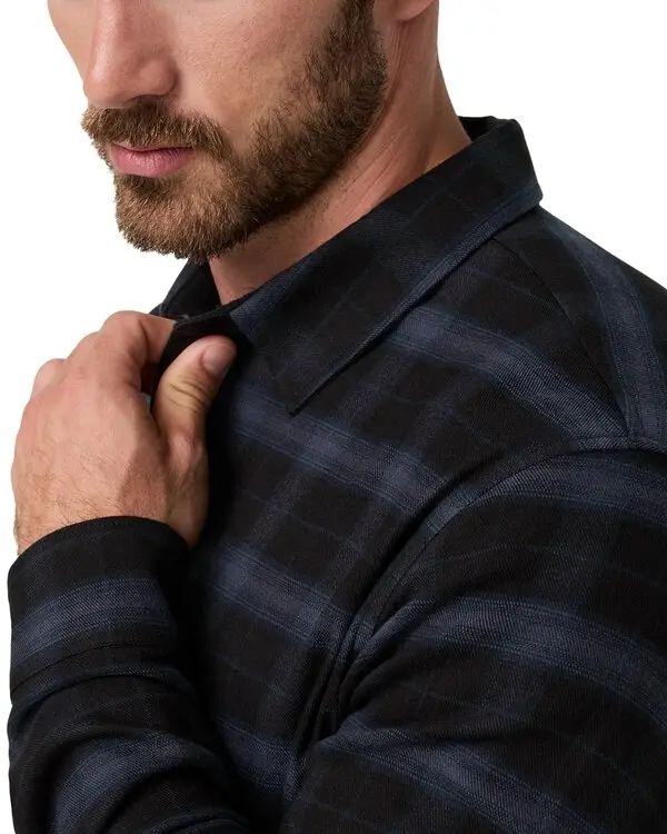 Vuori Flannel Cotton Blend Shirt - Black